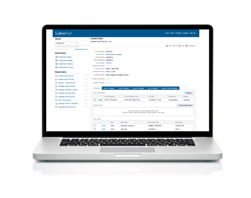 Employee and Labor Relations Software Demo | LaborSoft